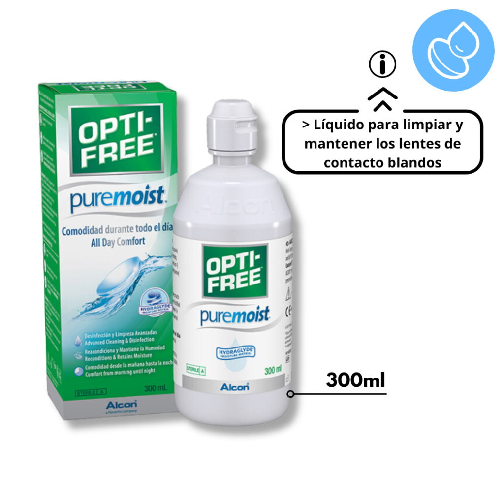 Opti-Free Puremoist 300ml – Óptica Lentcenter | Tu óptica de Confianza